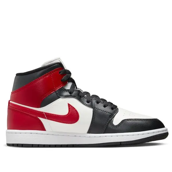 JORDAN 1 Mid Se 'black Toe - Black/red/white