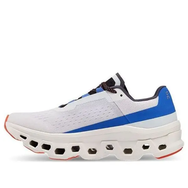 On Cloudmonster Sneakers - Frost/cobalt