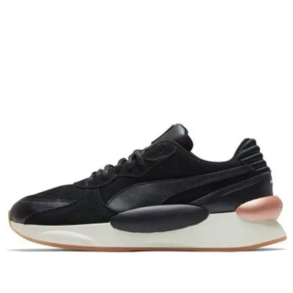 PUMA Rs 9.8 Metallic Heather Low Top Sneakers - Black