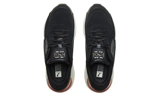 PUMA Rs 9.8 Metallic Heather Low Top Sneakers - Black