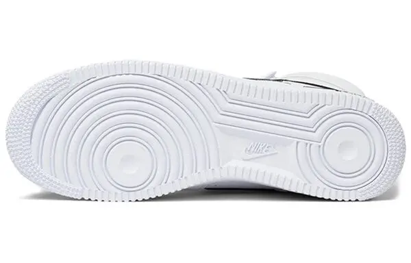 Nike Force 1 High Top Sneakers - White/black