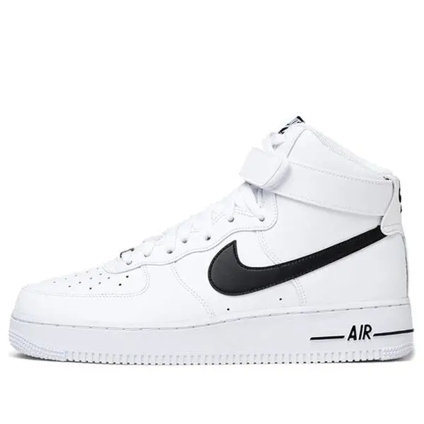 Nike Force 1 High Top Sneakers - White/black
