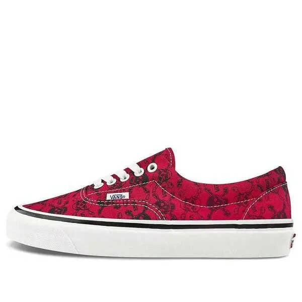 VANS Era 95 Dx Skull Print Low Top Sneakers - Red