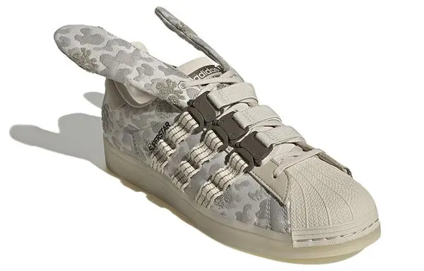 Adidas Melting Sadness X Superstar 'bunny Clear Brown Camo - Cream