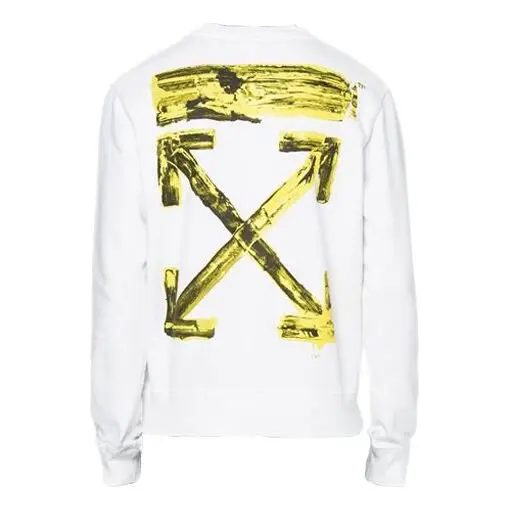 Off-White Acrylic Arrows Sweatshirt - White