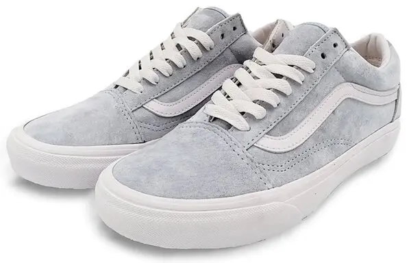 VANS Old Skool Pig Suede Sneakers - Grey/blue