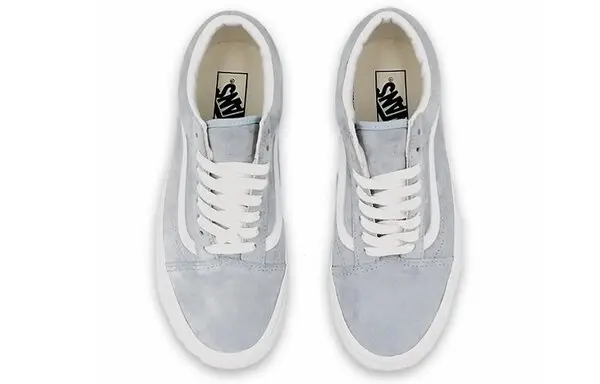 VANS Old Skool Pig Suede Sneakers - Grey/blue