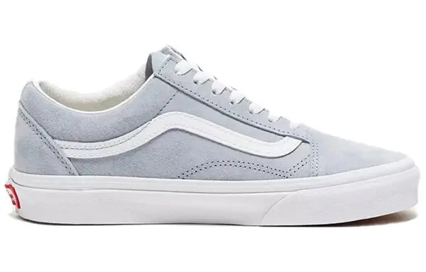 VANS Old Skool Pig Suede Sneakers - Grey/blue