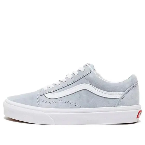 VANS Old Skool Pig Suede Sneakers - Grey/blue