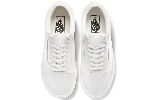 VANS Old Skool Woven Check Sneakers - White
