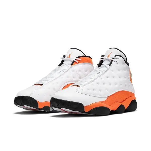 JORDAN Air Retro "starfish" Sneakers - White/black/starfish