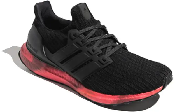 Adidas Ultraboost "rainbow Pack Red" Low Top Sneakers - Black/red