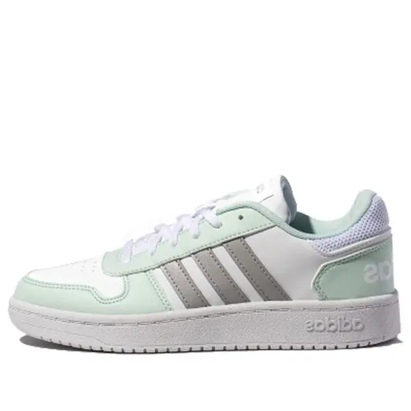 Adidas Hoops 2.0 Sneakers - White/grey/green