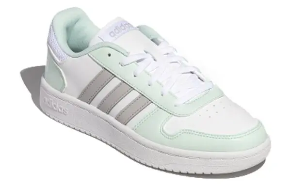 Adidas Hoops 2.0 Sneakers - White/grey/green