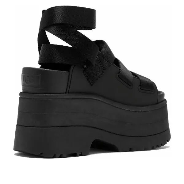UGG Goldenrise Platform Sandals - Black
