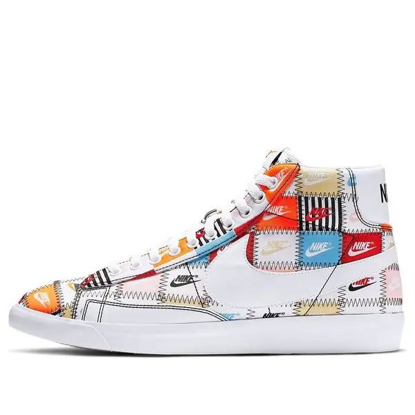 Nike Blazer Mid 'patchwork' Sneakers - White