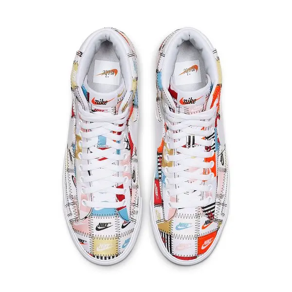 Nike Blazer Mid 'patchwork' Sneakers - White