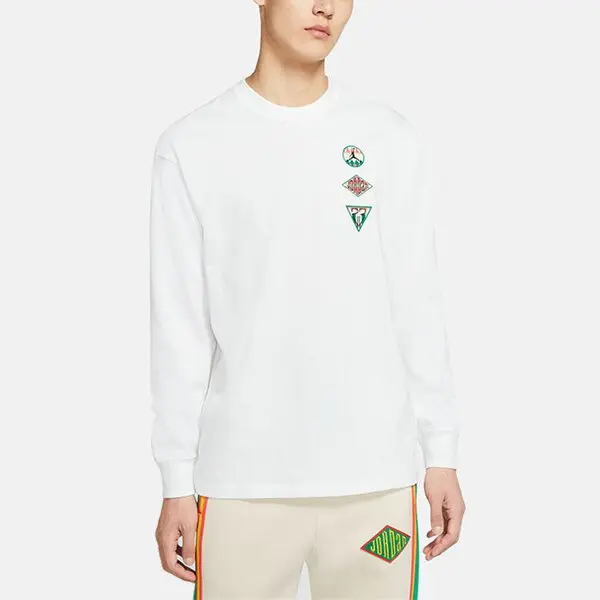 JORDAN Sport Dna Logo Casual Sports Round Neck Pullover