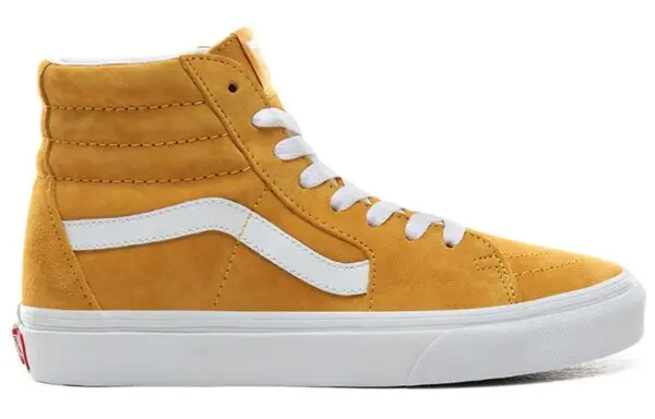 VANS Sk8-hi Suede High Top Sneakers - Yellow