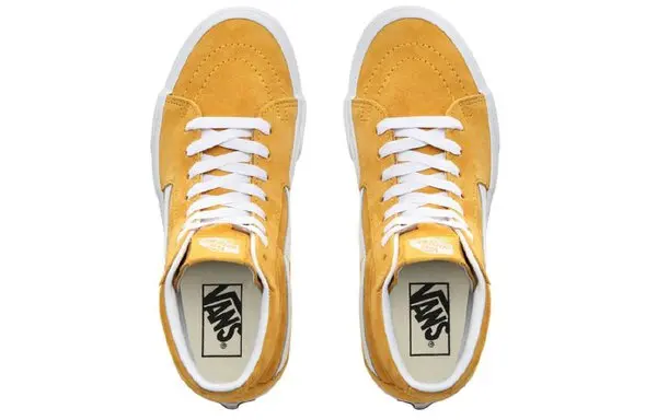 VANS Sk8-hi Suede High Top Sneakers - Yellow