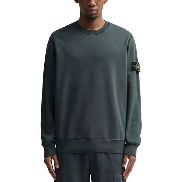 Stone Island Crewneck Sweatshirt - Grey/green