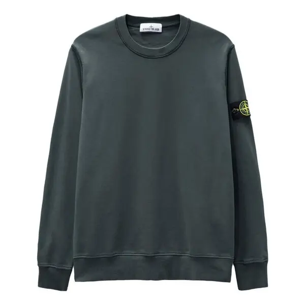 Stone Island Crewneck Sweatshirt - Grey/green