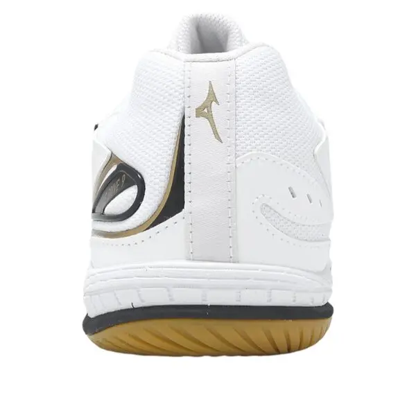 Mizuno Wave Drive 9 White Black Gold Sneakers - White/black/gold