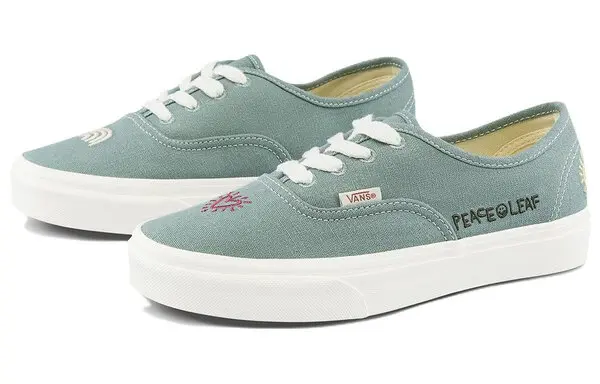 VANS Authentic Low Top Casual Shoes With Embroidered Detailing
