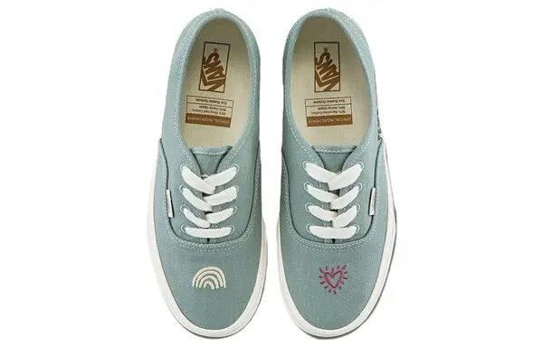 VANS Authentic Low Top Casual Shoes With Embroidered Detailing