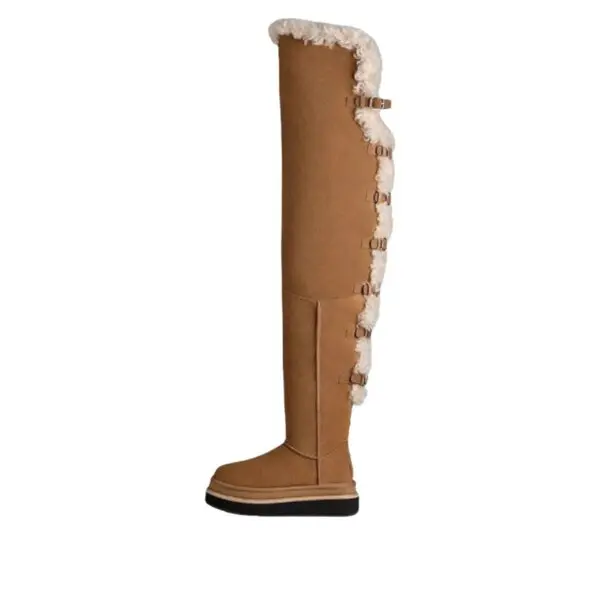 UGG X Sacai Thigh High Boot - Chestnut