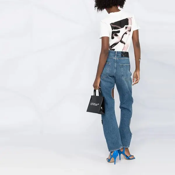 Off-White Ss21 Back Arrow Cotton Short Sleeve T-shirt