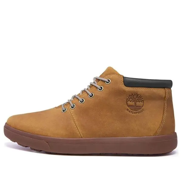 Timberland Ashwood Park Mid Waterproof Leather Chukka Boots - Brown/black