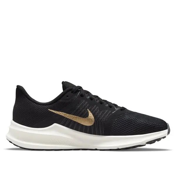 Nike Downshifter "black Metallic Copper Coin" Sneakers - Black/gold