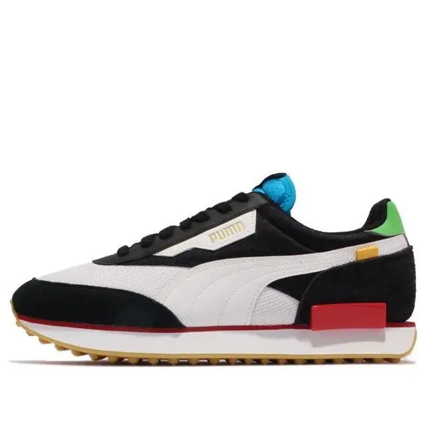 PUMA Future Rider Sneakers - Black/white/red