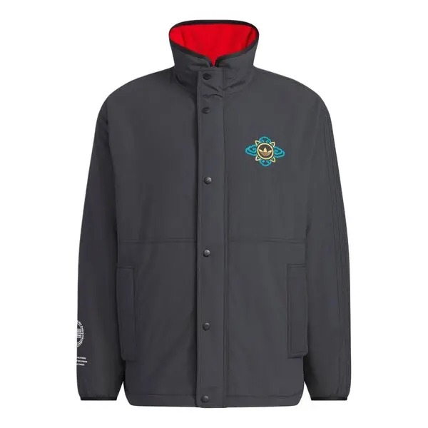 Adidas Originals X Feifei Ruan Reversible Sherpa Jacket - Black/red