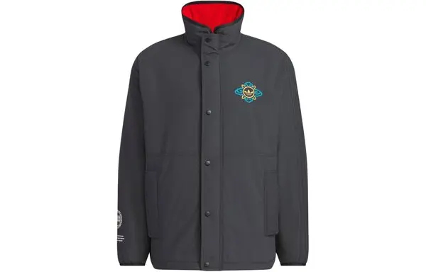 Adidas Originals X Feifei Ruan Reversible Sherpa Jacket - Black/red