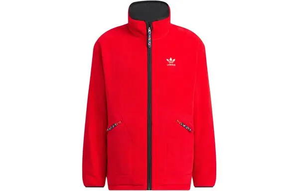 Adidas Originals X Feifei Ruan Reversible Sherpa Jacket - Black/red