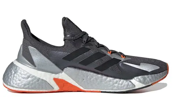 Adidas X9000l4 "grey Six Orange" Athletic Sneakers