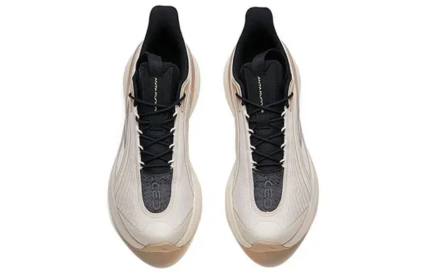 ANTA C37 2.0 Soft Running Sneakers - Beige/black