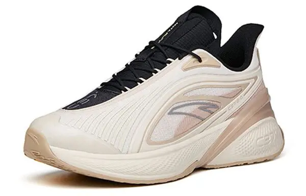 ANTA C37 2.0 Soft Running Sneakers - Beige/black