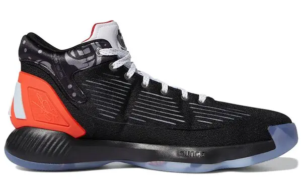 Adidas D Rose High Top Sneakers - Black