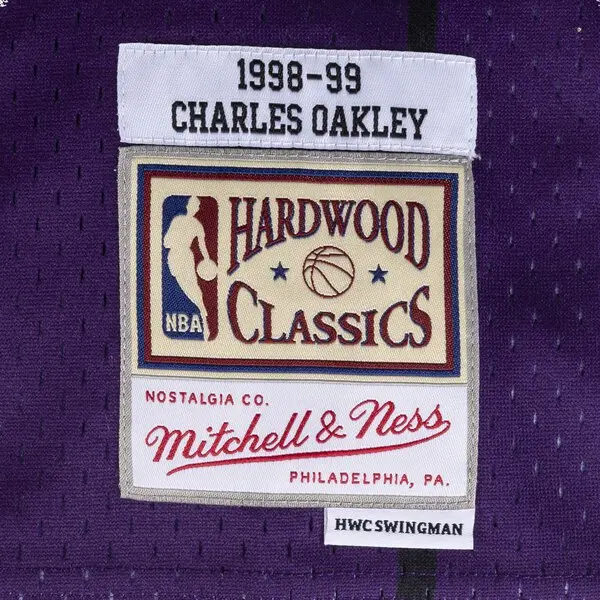 Mitchell & Ness X Nba Toronto Raptors 1998-99 Charles Oakley 34 Swingman Jersey