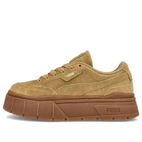 PUMA Mayze Stack Suede Trainers - Brown