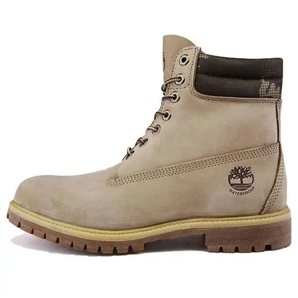 Timberland 6 Inch Premium Waterproof Wide-fit Boots - White/black