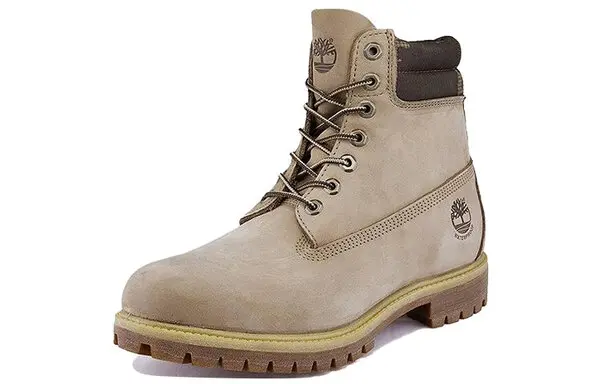 Timberland 6 Inch Premium Waterproof Wide-fit Boots - White/black
