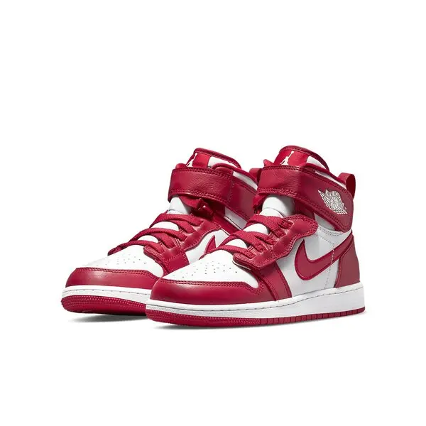 JORDAN 1 High Flyease Sneakers - White/red