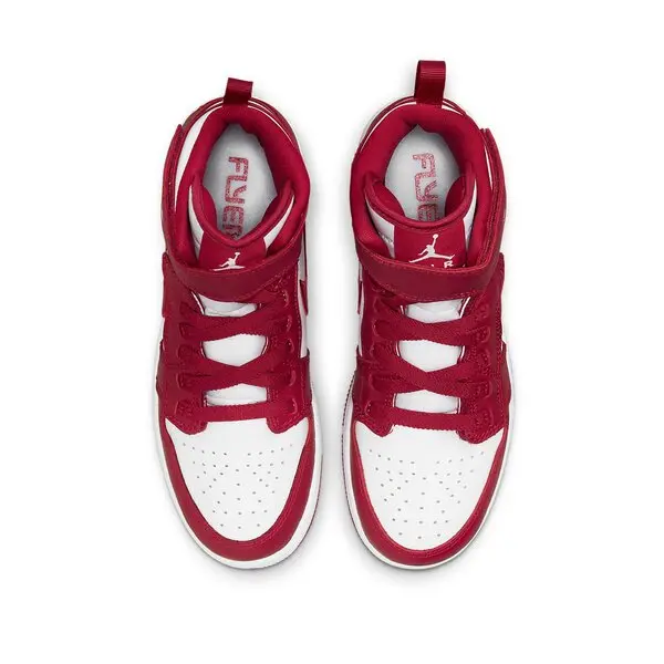 JORDAN 1 High Flyease Sneakers - White/red