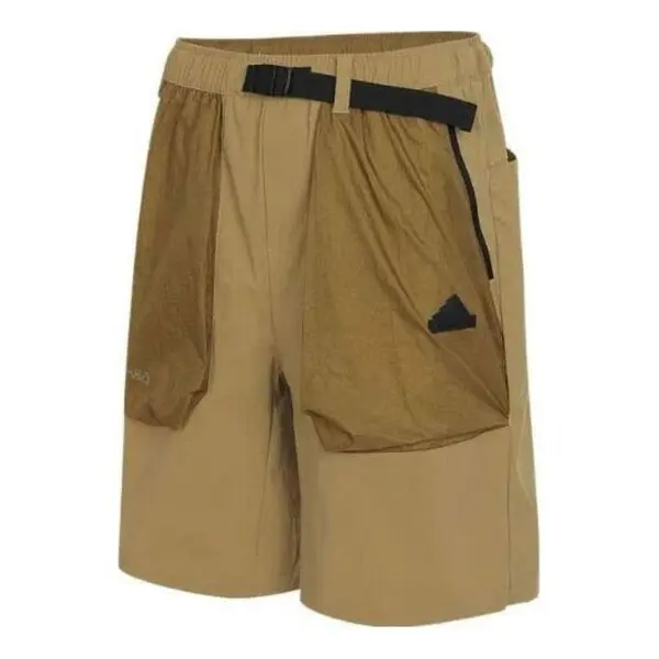 Adidas Aw24 Shorts Asia Sizing 'tan Black - Tan/black
