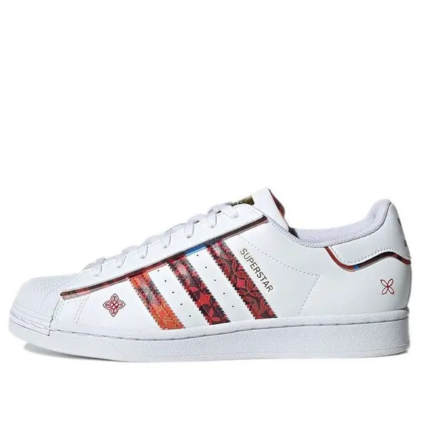 Adidas Superstar "chinese New Year" Low Top Sneakers - White/red