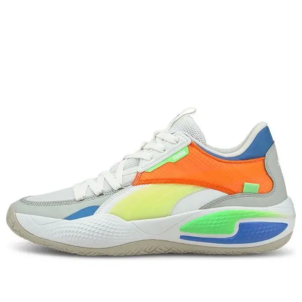PUMA Court Rider "twofold" Lace Up Sneakers - White